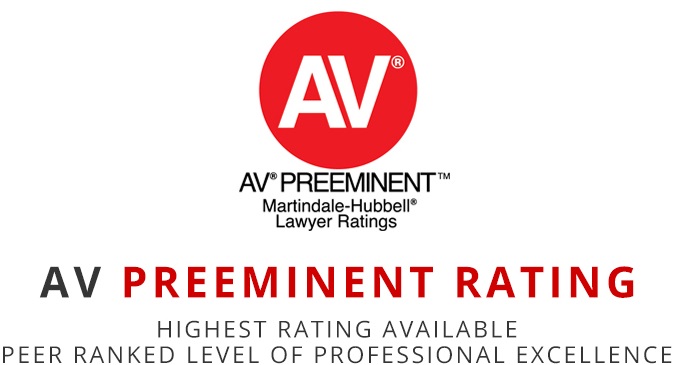 AV Preeminent Peer Review Rating - Martindale-Hubbell | Aubrey Law